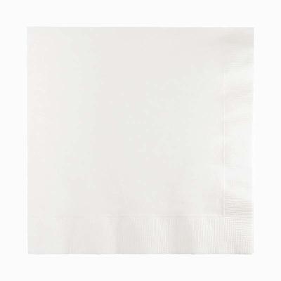 China Custom Plain Paper Napkin 16 Gsm 18 Gsm Recycled Dinner Serviettes 2 Ply 3 Ply for sale