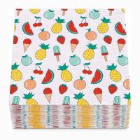 China Custom Logo Compostable Paper Napkins 33x33cm 2 Ply Bulk Eco Friendly Tissue Serviette for sale