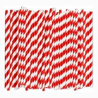 China Environmental Biodegradable Paper Drinking Straws Brown Colour For Coffee for sale