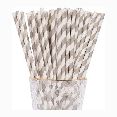 China Paper Wood Compostable Bubble Tea Straws , Disposable Boba Paper Straw for sale