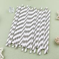 China Paper Wood Compostable Bubble Tea Straws , Disposable Boba Paper Straw for sale