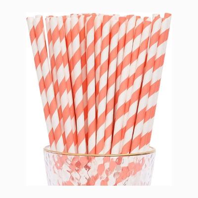China A Pointy End Paper Drinking Straws Disposable For Tea Coffee for sale