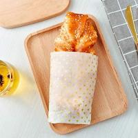 China Flexo Printing Brown Food Safe Wax Paper For Burger Packaging for sale