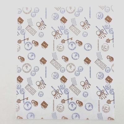 China UPACK 45gsm Wax Coated Burger Wrap Paper Greaseproof Food Safe for Kitchens for sale