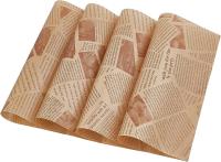 China Custom Logo Food Safe Wax Paper Sheets 30x40cm Greaseproof for Hamburger Wrapping for sale