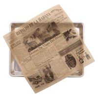 China Custom Greaseproof Wax Paper for Burger Food Wrapping 30x30cm Eco Friendly for sale