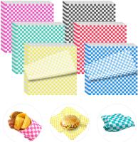 China Disposable Custom Printed Wax Paper Sheets For Sandwich Food for sale