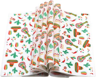 China Biodegradable Greaseproof Wax Paper for Food Wrapping 30x30cm Customizable for sale