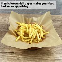 China Printed Brown Wax Paper For Baking Biodegradable Recyclable Non Smell for sale