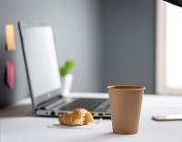 China Double Wall Coffee Cup Disposable Recyclable With 4oz 8oz 12oz Size for sale