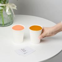 China OEM Single Wall Paper Coffee Cup Disposable With Embossing UV Coating Printing for sale