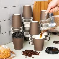 China Double Wall Paper Coffee Cup Disposable Biodegradable Non Smell With Lids for sale