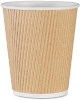 China 12oz Double Wall Disposable Coffee Cup PLA Coating FSC FDA Certified Hot Paper Cup for sale
