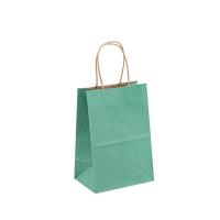 China Brown White Kraft Paper Bags with Handles 100gsm 150gsm OEM ODM for sale