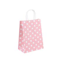 China Custom Kraft Paper Shopping Bag with Twisted Handles 30-160gsm FSC Certified for sale