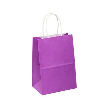 China Custom Printed Kraft Paper Bags Recyclable Shopping Gift Bags 30gsm 160gsm for sale