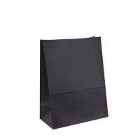 China Custom Logo Printed Kraft Paper Shopping Bag with Handles 30gsm 160gsm for sale