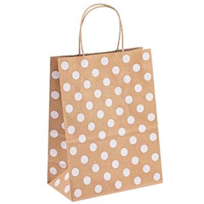 China Custom Recyclable Twisted Handle Kraft Paper Bags Food Packaging Takeaway 11lb Capacity for sale