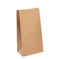 China Custom Food Grade Kraft Paper Bags Grease and Water Resistant 8 Color Printing for sale