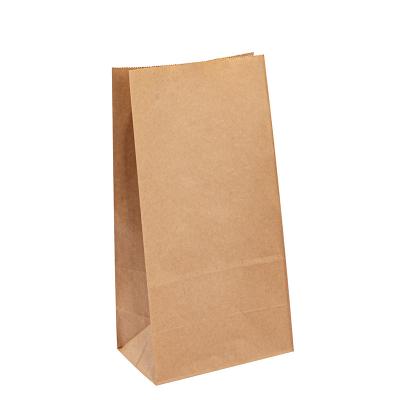 China Custom Food Grade Kraft Paper Bags Grease and Water Resistant 8 Color Printing for sale