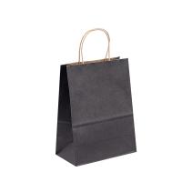 China 8 Color Flexo Printing Kraft Paper Handle Bags 100gsm 150gsm Custom Takeaway Shopping for sale