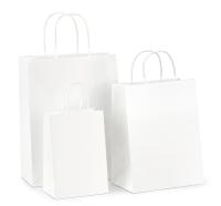 China Custom Kraft Paper Gift Bags with Handles 11 lb Capacity OEM ODM Printing for sale