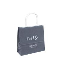 China Customized Logo Gift Luxury Shopping Bag Retail Hard Kraft Paper Bag for sale