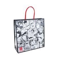 China Custom Logo Luxury Gift Jewelry Shopping Paper Bag with Handles Wholesale OEM for sale