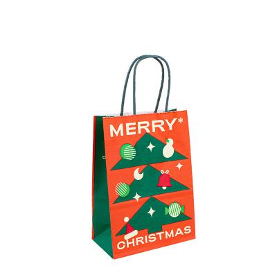 China Full Color Recyclable 110gsm Handle Paper Bags For Gift Packaging for sale