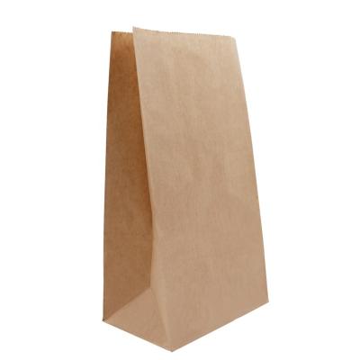 China Custom Kraft Paper Baguette Bread Bags 8 Color Printing Grease Water Resistant for sale