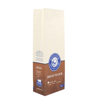 China Recyclable Stand Up Kraft Paper Bags With Customizable Printing Areas for sale