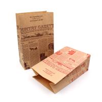 China Food Grade Kraft Paper Packaging Bags 8 Color Flexo Printing Matt Lamination for sale