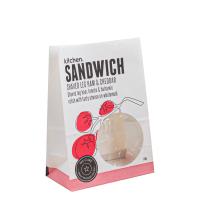 China Non-Smell Kraft Paper Packaging Bags With Clear Window customized for sale