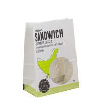 China Customizable Kraft Paper Pouch With Window 8 Color Flexo Printing for sale