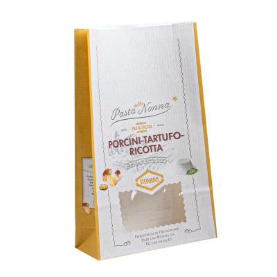 China Clear Window Biodegradable Kraft Paper Bags Inside Oil Resistance for sale