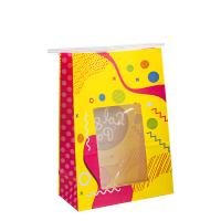 China Food Grade Kraft Paper Packing Bags Brown White 8 Color Flexo Printing Uncoated Lining for sale