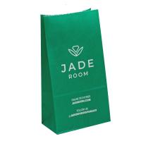 China Oil Resistant Kraft Paper Food Bag Uncoated Lining 8 Color Flexo Printing Custom Window for sale