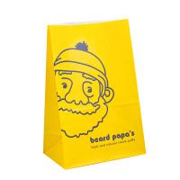 China Embossed Kraft Paper Packing Bags 8 Color Flexo Printing Food Grade Uncoated Lining for sale