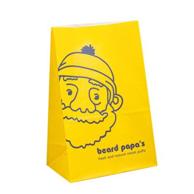 China Embossed Kraft Paper Packing Bags 8 Color Flexo Printing Food Grade Uncoated Lining for sale