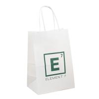 China Thanksgiving Handle Paper Bags Brown/White/Customized Colour OEM ODM Service for sale