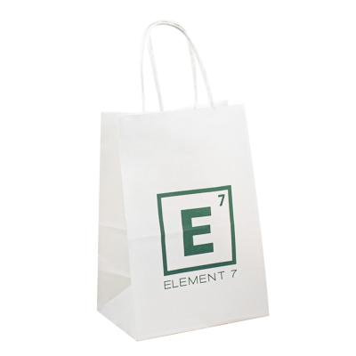 China Thanksgiving Handle Paper Bags Brown/White/Customized Colour OEM ODM Service for sale