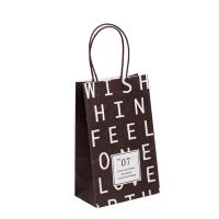 China Custom Kraft Handle Paper Bags 100-200gsm Eco Friendly Takeaway Bags OEM for sale