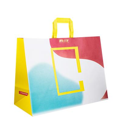 China Eco-Friendly Handle Paper Bags OEM ODM Brown/White/Customized for sale