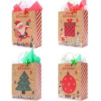 China Custom Kraft Paper Packing Bags Grease and Water Resistant 8 Color Flexo Printing OEM for sale