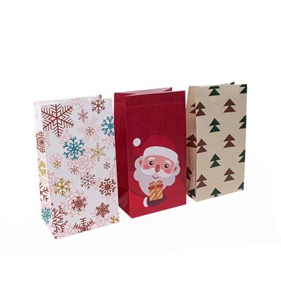 China Food Grade Kraft Paper Packing Bags Brown White Custom Eco Friendly Water Based Soy Ink 8 Color Flexo Printing for sale