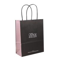 China OEM Fruit Paper Bags with Handles 3kg 10kg Custom Eco-Friendly Kraft Paper for sale