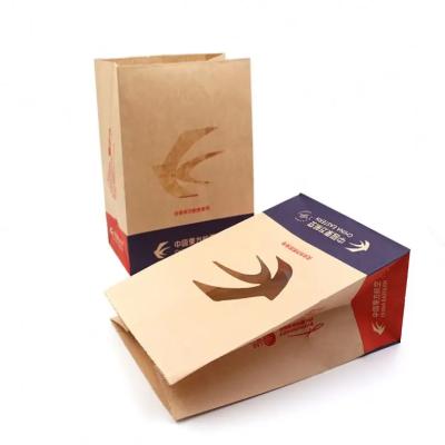 China Custom Paper Twist Rope Handle Fruit Bags 3kg 10kg with CMYK Pantone Printing for sale