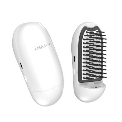 China CE FCC IONIC Hair Brush Negative Ion 1W Blue LED Hair Brush for sale