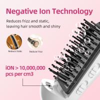 China CE FCC IONIC Hair Brush Negative Ion 1W Blue LED Hair Brush for sale