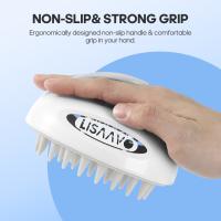 China Interchangeable Scalp Massager Brush Soft / Moderate / Hard Scalp Massage Hair Wash for sale